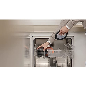 Mepal, Cirqula Set of 4 Multi Food Storage and Serving Bowls with Lids, Food Prep Containers, Deep, Nordic Blush, 1 each (17oz, 34oz, 68oz, 101oz), 1 Set