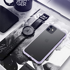ORIbox for iPhone 11 Case Purple,Translucent Matte case with Soft Edges, Lightweight,iPhone 11 Phone Purple Case for Women Men Girls Boys Kids