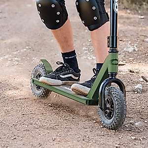 Osprey Dirt Scooter | for Adults and Beginners Bicycle with Chunky Road Tyre Off Road All Terrain Pneumatic Trail Tires and Aluminium Deck, Multiple Colours