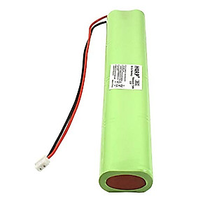 HQRP Emergency Exit Light Battery Compatible with Unitech BBAT0043A Lithonia ELB-B003 ELB-B004 BAT9.6V700 AA700MAH AA900MAH 9.6v 700mAh Ni-CD BBATOO43A
