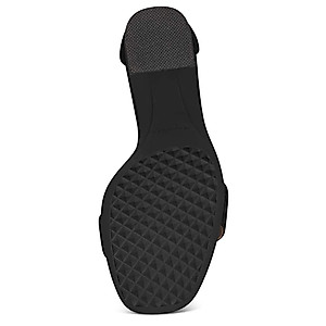 Aerosoles Women's Landon Heeled Sandal, Black Suede, 9.5