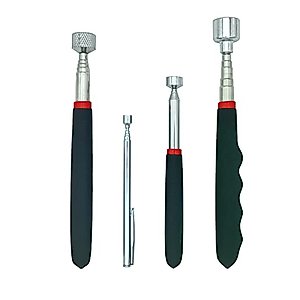 Magnetic Pickup Tool, 20lb/ 10lb/ 5 lb/ 1.5 lb Telescoping Magnet Pick up Stick Metal Extends Tool 4-Pack