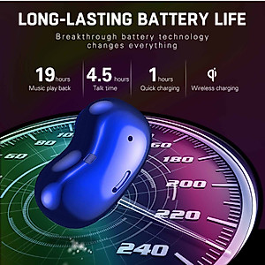 UrbanX Street Buds Live True Wireless Earbud Headphones for Samsung Galaxy Note 20 5G - Wireless Earbuds w/Active Noise Cancelling - Blue (US Version with Warranty)
