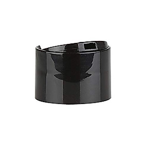 Earth's Essentials 2 Pack Refillable 16 Ounce HDPE Squeeze Bottles With Stand On The Cap Dispenser Tops-Great For Lotions, Shampoos, Conditioners and Massage Oils From (BLACK CAP)