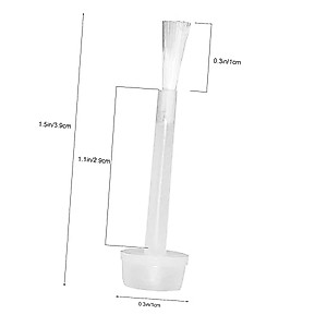 minkissy Nail Polish Bottle Brush 300 Pcs Nail Kits Disposable Nail Nail for Nail Art Liquid for Nail Salon Nail Art Pinceles Para Uñas Acrilicas Dip Liquid Household Lip Gloss Brush