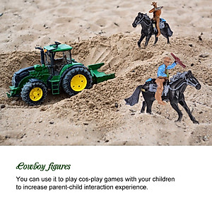 NUOBESTY Farm World Horse Toys Kids House Games for Kids Ages 3-8, 4pcs (Random Color)