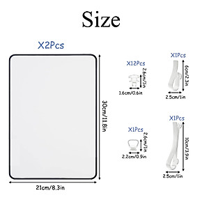 AKDHFGR 2Pcs Divider Tray & 3Pcs Hooks Compatible with Bogg Bag Accessories Inserts,Adjustable Divider Tray for Divide Space Storage,Insert Charms Key Cup Holder Connector, White