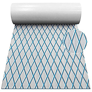 Boat Flooring EVA Foam Boat Decking Sheet Self-Adhesive Faux Teak Marine flooring Non-Slip Sea Deck Boat Flooring For Boat deck Yacht flooring Fishing MotorBoat mat Surfboard 74.8"x 27.5"/13"