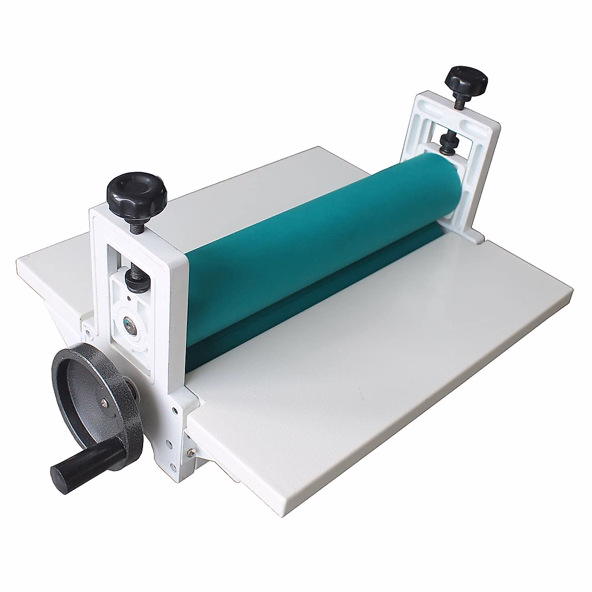 INTBUYING 14Inch Cold Manual Laminator All Metal Frame 360MM Manual Cold Roll Laminator Mount Laminating Machine