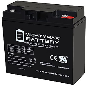 Mighty Max Battery 12V 18AH SLA Internal Thread Battery for Clore ProFormer