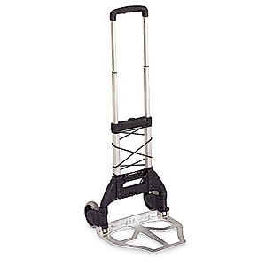 WESCO 220646 Aluminum Folding Hand Trucks, Poly Mini Mover
