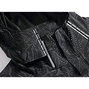 Hikevitang Men's Lightweight Waterproof Rain Jacket,Shell Hooded Outdoor Raincoat Hiking Windbreake jacket