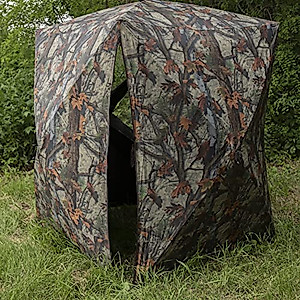 Barronett Blinds PR300BT Prowler 300 Tall Pop-Up Portable Hunting Blind, Woodland Camo, Multi