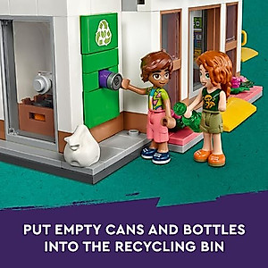 LEGO Friends Organic Grocery Store 41729, Supermarket Toy Shop for Girls and Boys 8 Plus Years Old, Playset with Truck & 4 Mini-Dolls