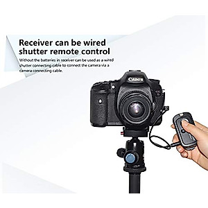 Pixel Oppilas 2.4GHz Digital Wireless Remote Shutter Release E3 for Canon, Fujifilm GFX50R, Samsung, Contax, Sigma and Hassleblad Cameras, Replaces Can RS-60E3