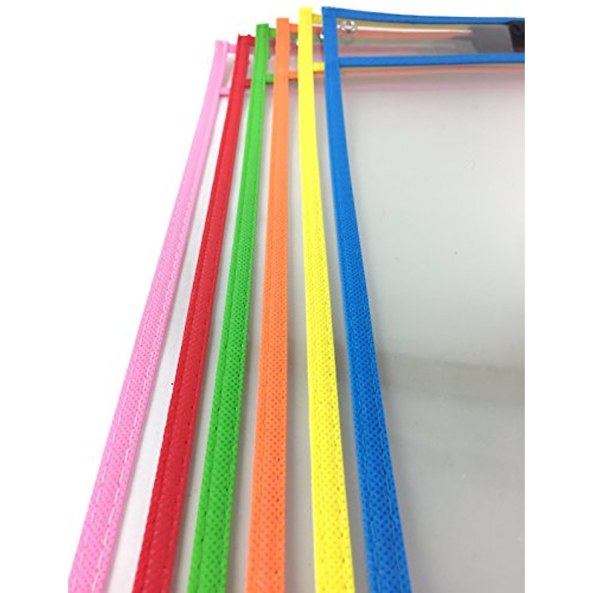 Clipco Dry Erase Pocket Sleeves Assorted Colors (60-Pack)