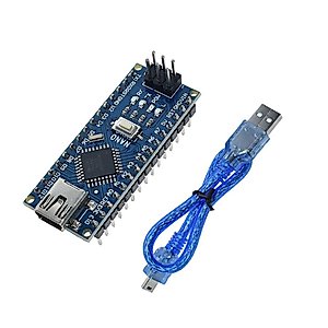 1PCS Promotion for arduino Nano 3.0 Atmega328 Controller Compatible Board WAVGAT Module PCB Development Board Without USB V3.0,Nano-USB,B