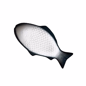 PacuM ?Kitchen Dinner Plates Sets Creative Fish-Shaped Ceramic Plate Household Fish Plate Steamed Fish Plate Restaurant Snack Plate Kitchen Tableware Ceramic Flat Plates Set Plate