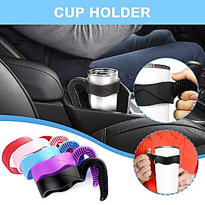 Hyturtle 1Pcs Stylish and Functional Purple Tumbler Handle For 20oz Cups - Secure Grip, Lightweight, Dishwasher Safe - Ideal for Travel and Outdoor Activities - BPA Free