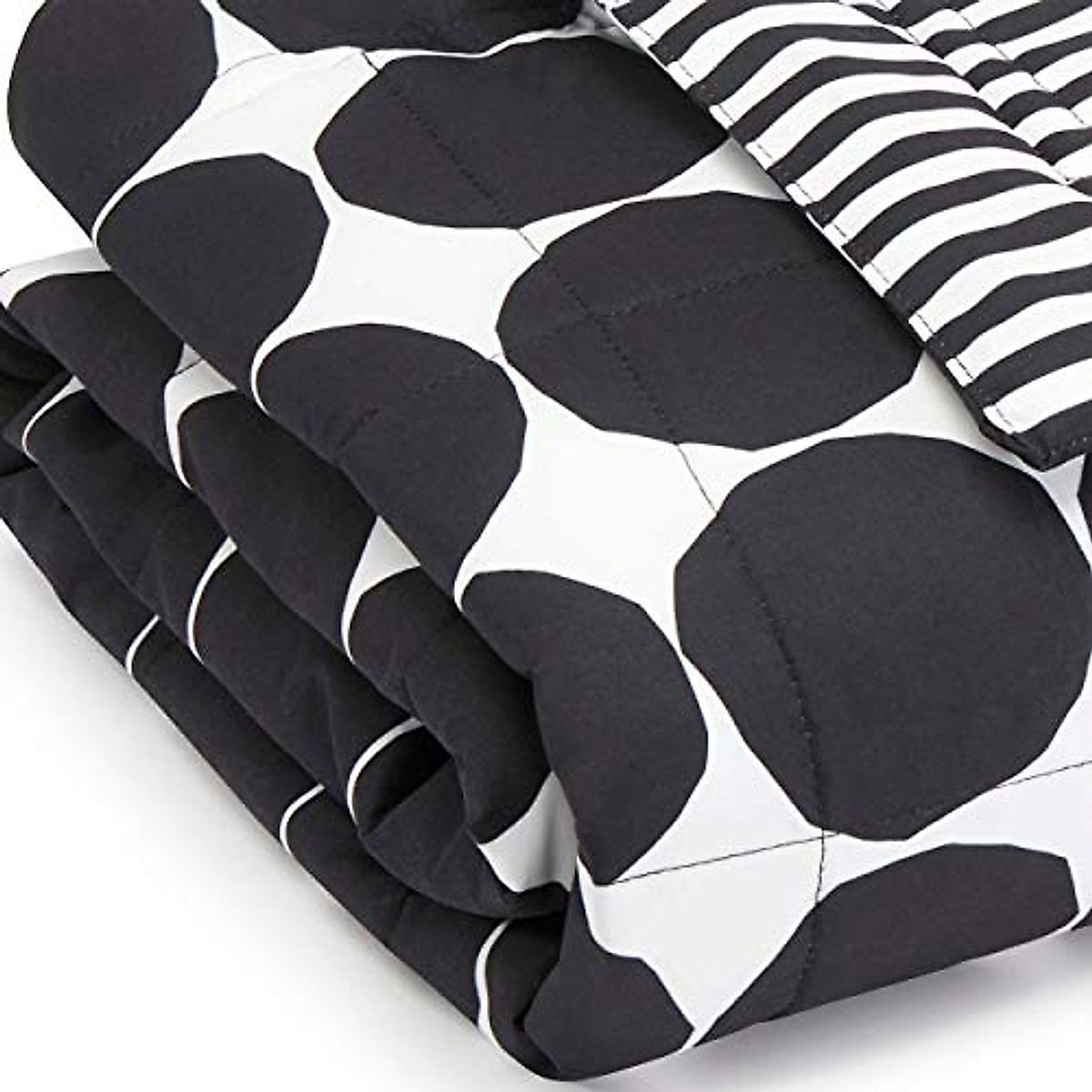 Marimekko - Throw Blanket, Soft & Cozy Alternative Down Blanket, Modern & Stylish Home Decor for Bed or Couch (Pienet Kivet Black, Oversized Throw)