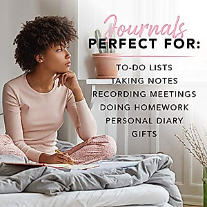 Graphique "Girl Boss" Hard Cover Journal - Fashioned With a Mix of Monochromatic Contemporary Design and a Timeless Attitude, 160 Ruled Pages, 6.25" x 8.25" x 1" – For Taking Notes, Lists and More