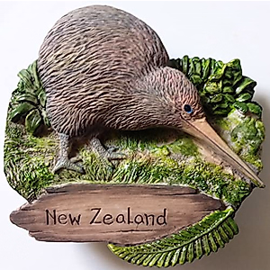 Kiwi NEW ZEALAND Resin 3D fridge Refrigerator Thai Magnet Hand Made Craft. by Thai Mcnets