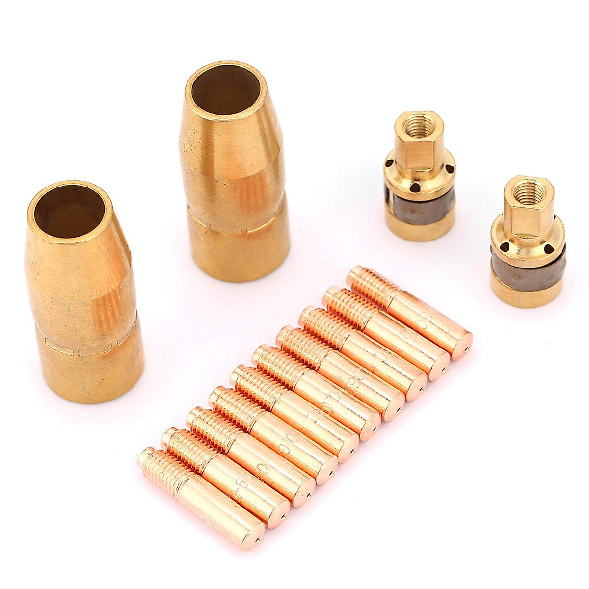 Nozzle 169715,14Pcs/set Welding Set Nozzle Contact Tip Mig Parts Fit Miller 2pcs169715+2pcs196716-10pcs000067