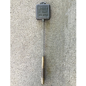 Rome Industries XL Square Pie Iron, 5" x 28", Gray