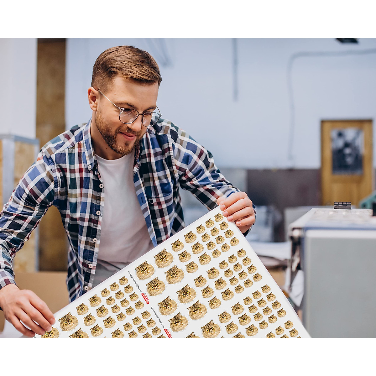 Customized Face Stickers - Portrait | Sheet with 14 Stickers | Personalized - Picture Decals | Waterproof | Funny Photo Stickers | Fancy Gift Idea