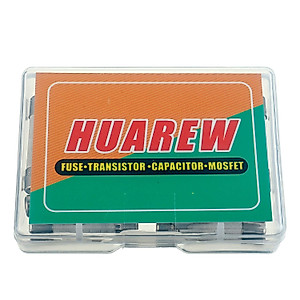 HUAREW T2AL250V 20 Pcs 6x30 mm 0.24 x 1.18 inch Slow Blow Ceramic Tube Fuses 2A 250V