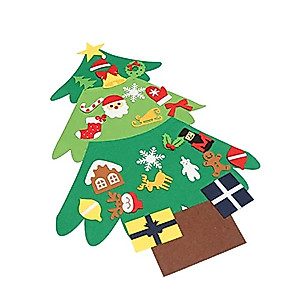 Abaodam Christmas Decor Christmas Tree Decor Christmas Ornaments Christmas Manual Felt Accessories Decorate Green ations Christmas Tree Decor