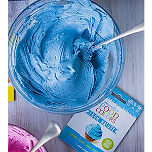 ColorKitchen Blue Frosting Mix with Sprinkles – Make Frosting or Icing from Natural Ingredients | Artificial Dye-free | Gluten-free | Non-GMO | Vegan-Friendly | Plant-based