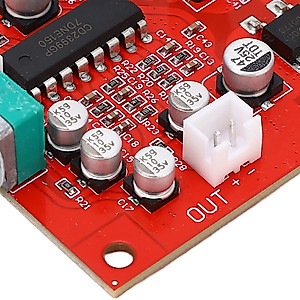 Microphone Reverb Board 2 Row Symmetrical Condensers Mic Reverb Module Without Preamplifier DC Amplifier Function for Home Theater
