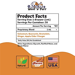 Natural Dog Allergy Relief - Helps to Naturally Support Allergy & Itch Relief for Dogs - Allergy Relief for Dogs Itching - Itch Relief for Dogs - Dog Itch Relief - Dog Allergy Support - 1 fl oz