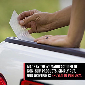 CATTONGUE GRIPS Non-Abrasive Grip Tape Heavy Duty Waterproof Anti Slip Tape for Indoor & Outdoor Use - Thousands of Grippy Uses: Home Goods, Hardware, Accessible Home and More! (Black Tape)