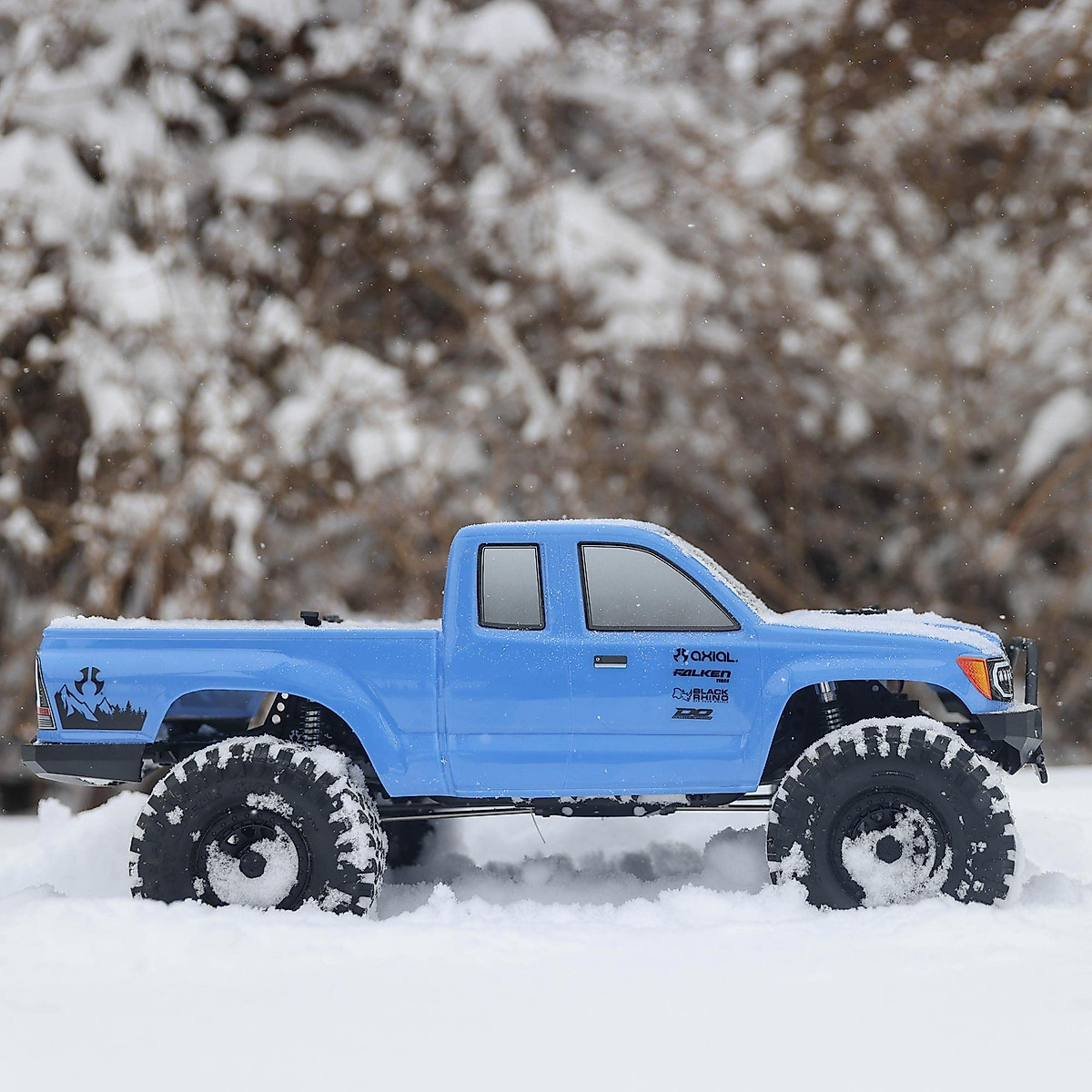 Axial RC Truck 1/10 SCX10 III Base Camp 4WD Rock Crawler Brushed RTR (Batteries and Charger Not Included), Blue, AXI03027T1