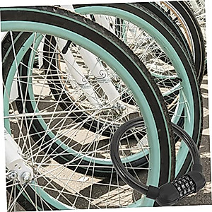 VANZACK 8 Pcs Wear-Resistant Bike Lock Convenient Bike Lock Sturdy Cable Lock Bike Chain Lock Reusable Bike Lock Daily Use Cycle Lock Multi-Function Bike Lock Abs Lock Disc Major