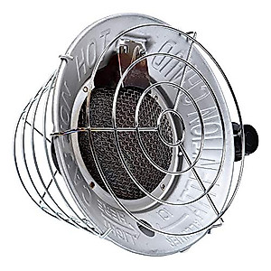 REMINGTON Portable Tank Top Propane Heater, Silver/Black