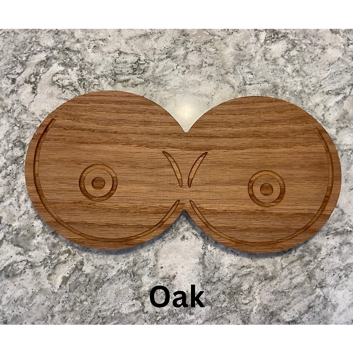 CharBOOBerie Board- Boobs, Bachelor Bachelorette Parties, His & Her Party, Gag Gifts (Pine)