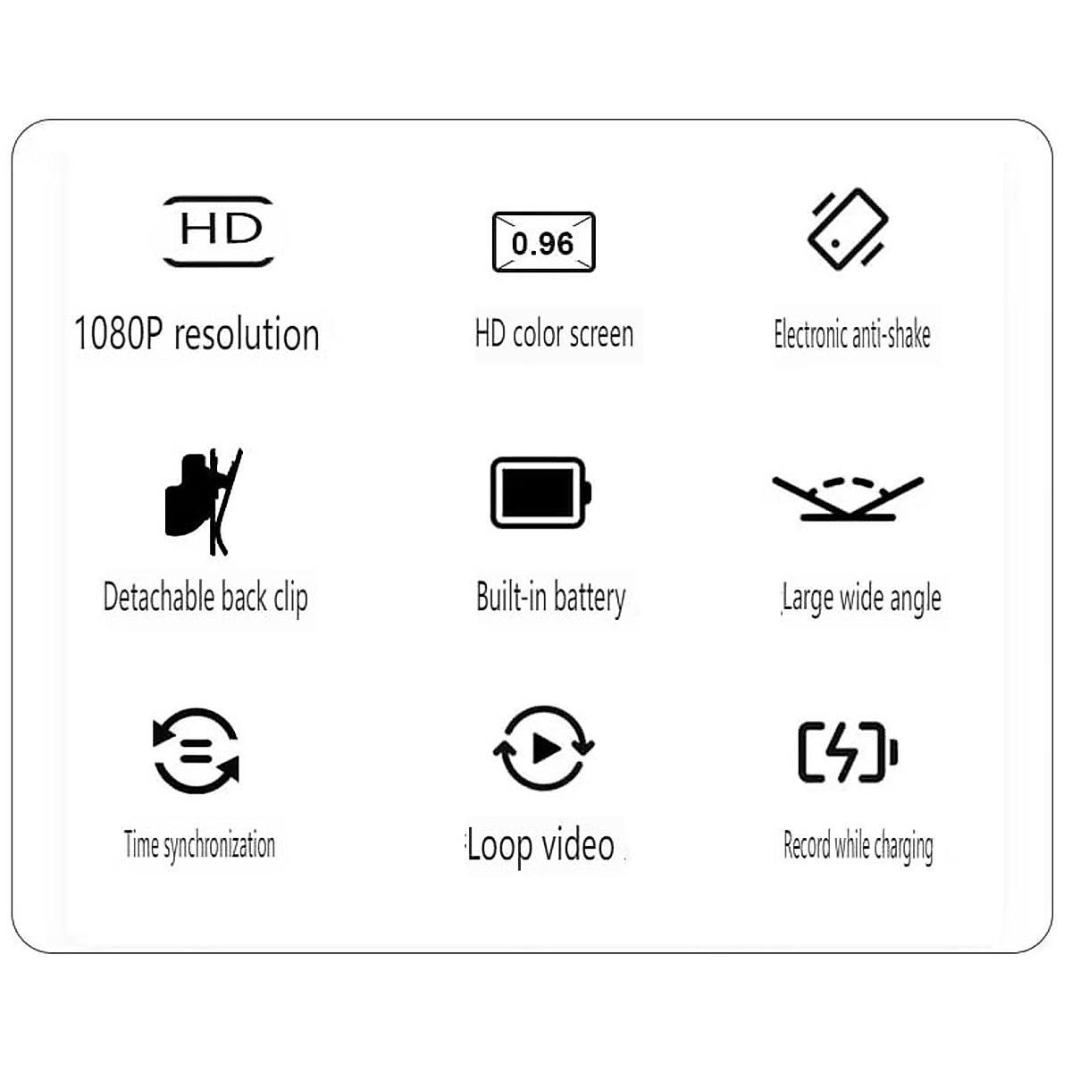 360-degree Rotating Magnetic HD Sports Camera