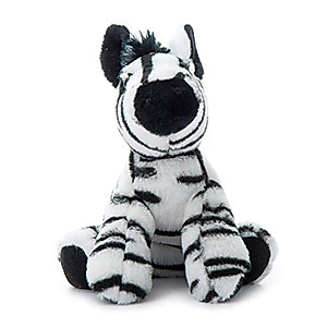 The Petting Zoo Zebra Stuffed Animal, Gifts for Kids, Wild Onez Zoo Animals, Zebra Plush Toy 8 inches