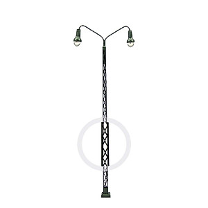 LQS41 3pcs Model Railway Operating Lights Lattice Mast lamp 13.8cm or 5.43inch Track Light HO Scale LED Lights Model Building kit