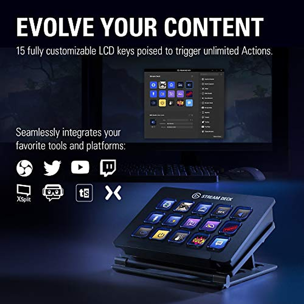 Elgato Stream Deck Classic - Live production controller with 15 ...
