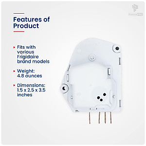 ForeverPRO 215846604 Timer-Defrost for Frigidaire Refrigerator 241809402 241809401 08000035 08003824