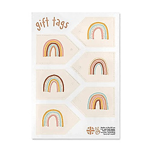 Central 23-6 Wrapping Paper Sheets - Pastel Rainbows - Birthday Gift Wrap for Women Girls Kids - Easter Paper - Baby Shower - Eco and Made in the UK