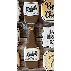 Beer Soda Bottle Cookie Cutter, 4.5" Made in USA by Ann Clark