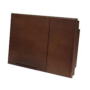 Winsome Wood Sedona and Alden Bed Trays Bundle | Antique Walnut Finish