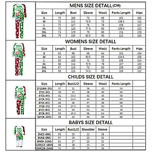Kishawna Matching Christmas Pajamas for Family Xams Tree Long Sleeve Xmas Jammies Holiday Festival Party Sleepwear (Baby, Green, 6-9 Months)