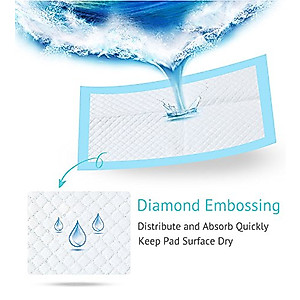 Baby Disposable Underpad 100 Count Incontinence Changing Pad Baby Diapers Newborn Pads Soft Breathable Waterproof Leak Proof Quick Absorb 13X18 Inch