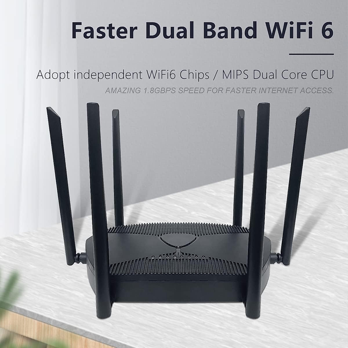 Wiflyer AX1800 4G LTE Router WiFi 6 (Z2101AX-PCIE-E), Dual Band Gigabit Wireless Router, Speed Up to 1800mbps, Cellular Router with SIM Card Slot Unlocked